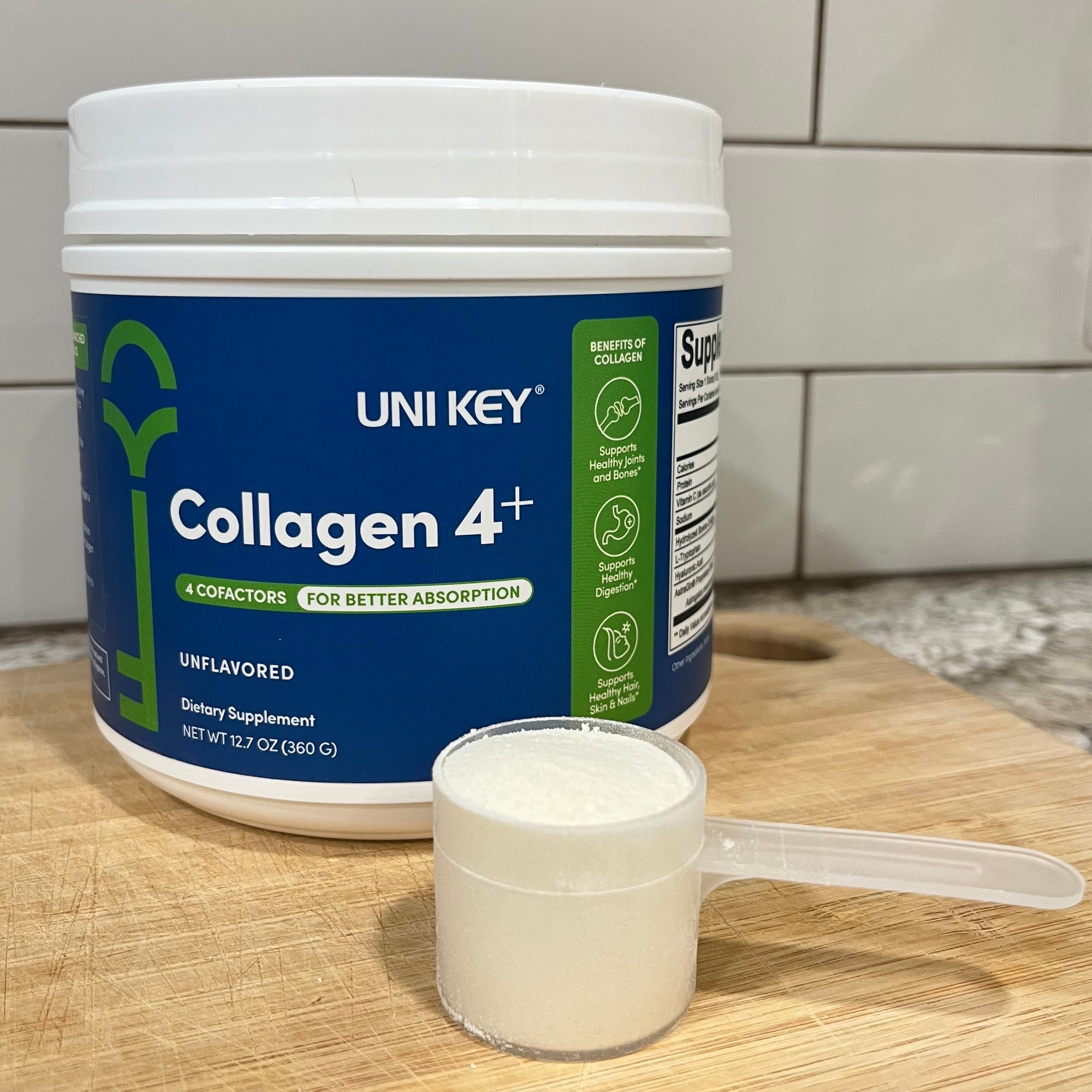 Collagen 4+ | Premium Bovine Collagen Powder Supplement — UNI KEY Health