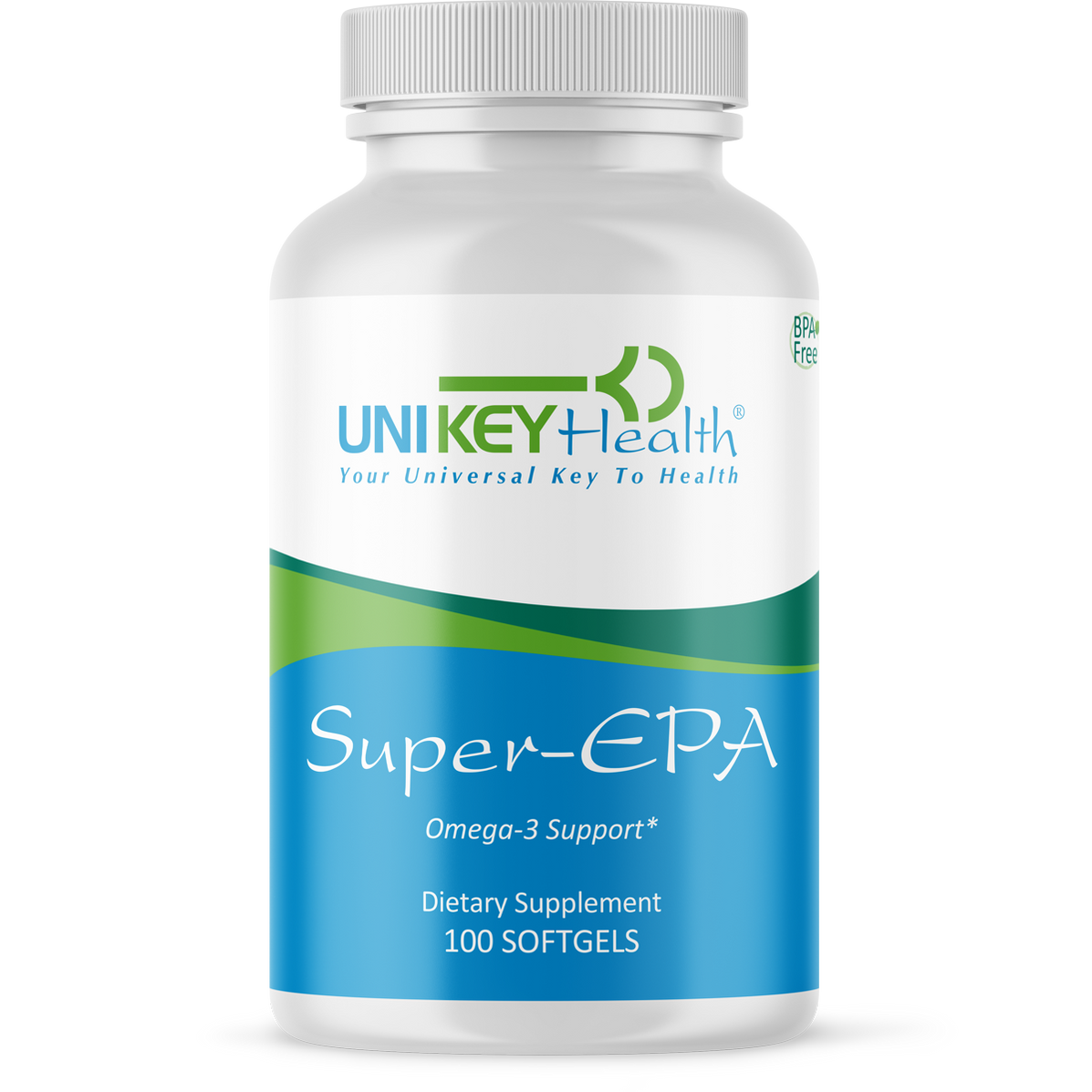 Super-EPA Fish Oil Dietary Supplement- 100 Softgels — UNI KEY Health